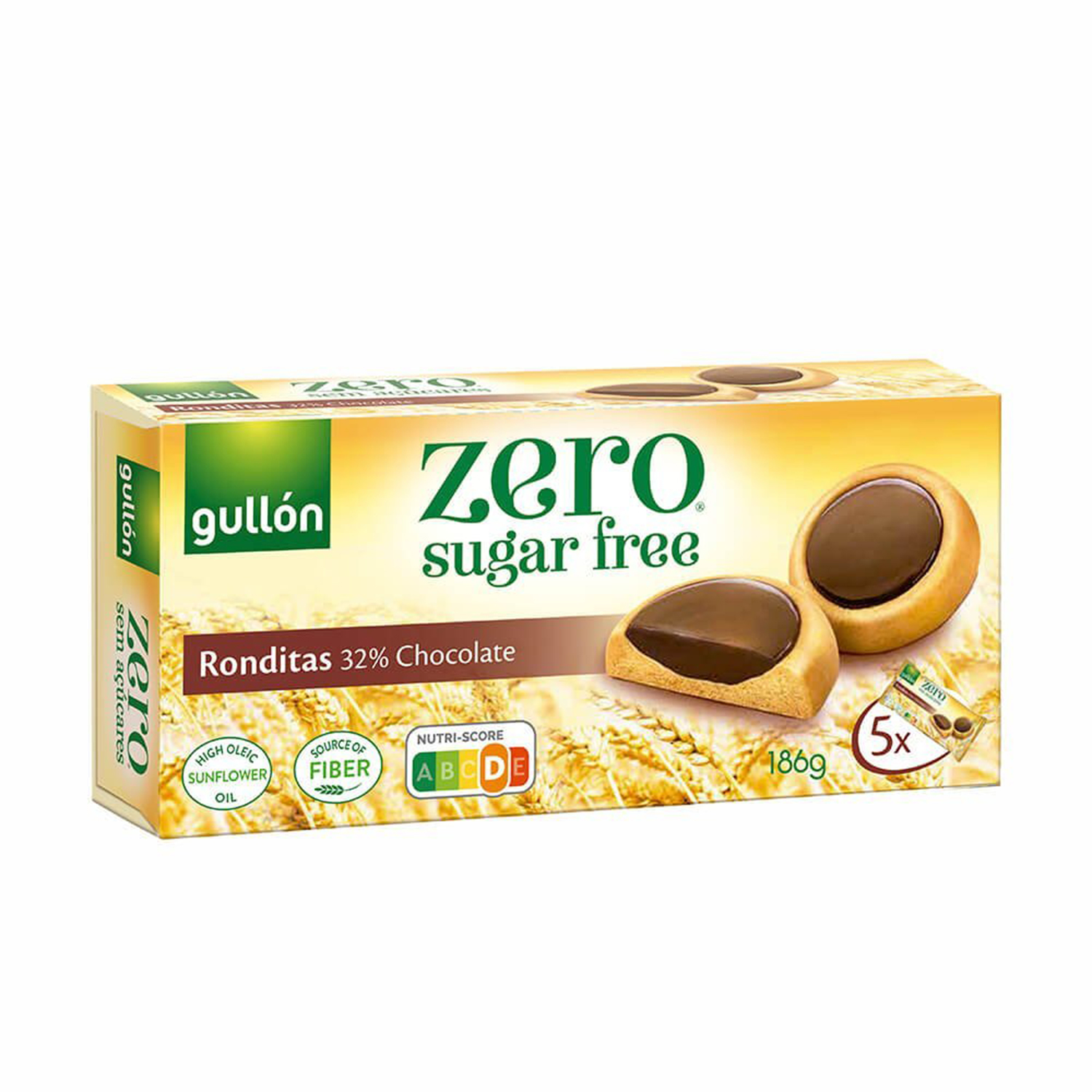Ronditas 32% čokolada 186g bez šećera Gullon - Voli eCommerce